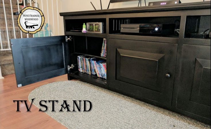 35 Awesome DIY TV Stand Plans: Woodworking Projects for Your Precious ...