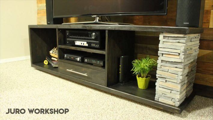 35 Awesome DIY TV Stand Plans: Woodworking Projects for Your Precious ...
